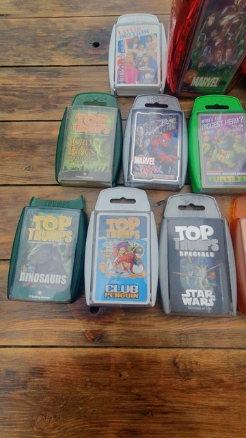 TOP TRUMPS COLLECTION Star Wars LEGO Lotr Muppets Doctor Who Marvel ...