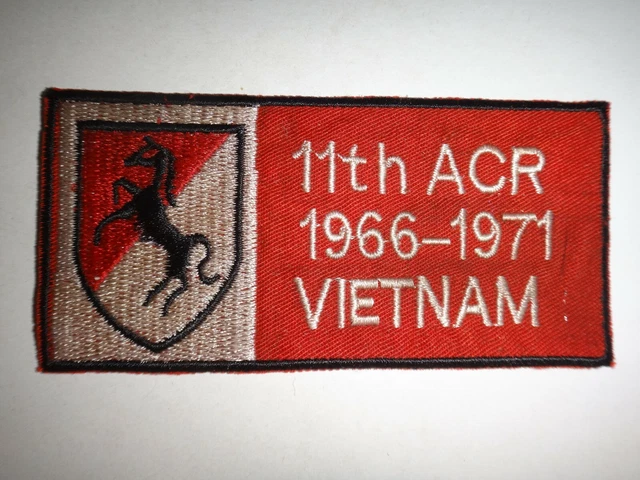 ÉTATS-UNIS 11TH ARMORED Cavalerie Regiment " 11th Acr 1966-1971 Vietnam ...