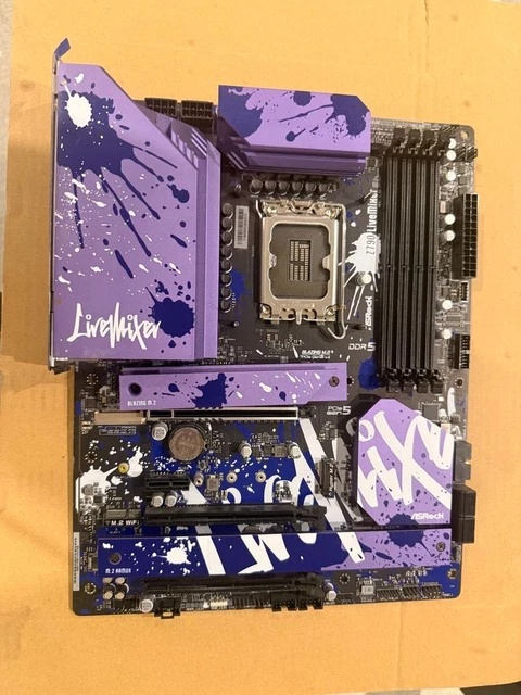 ASROCK Z790 LIVEMIXER DDR5 LGA1700 MB Purple for PC Build Tested £188. ...