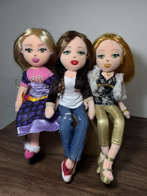 TY GIRLZ PLUSH Dolls Hilary Cathy Carla 14" Soft Body Poseable Lot of 3 ...