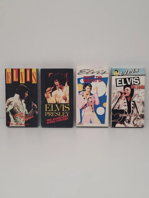 ELVIS PRESLEY VHS lot x4 $31.95 - PicClick CA