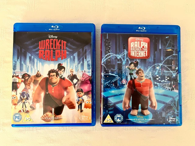 WRECK-IT RALPH / Ralph Breaks The Internet - 2 x Movies (Blu-ray, 2014 ...
