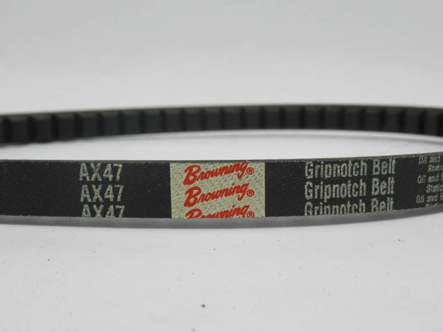 BROWNING AX47 COGGED V-Belt 49"L 1/2"W 5/16"Thick NEW $25.99 - PicClick CA