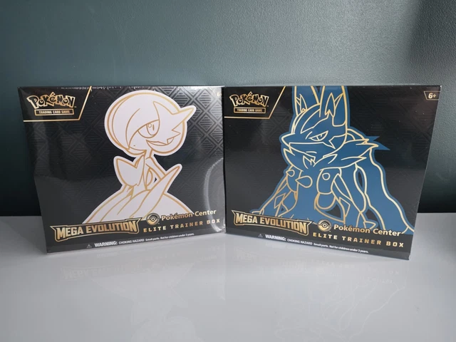POKÉMON TCG MEGA Evolutions Pokemon Center ETB Lucario and Gardevoir ...