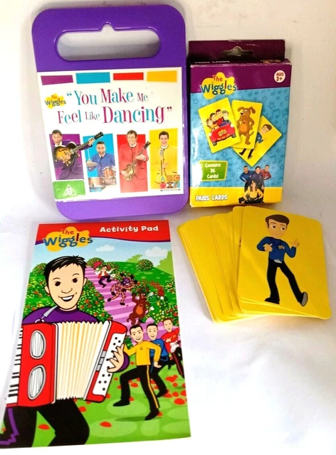 THE WIGGLES PAIRS Flash Cards, Activity Pad & You Make Me Feel like ...