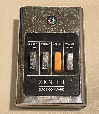 VINTAGE ZENITH SPACE Command 4-Button TV Remote Control Clicker £26.64 ...