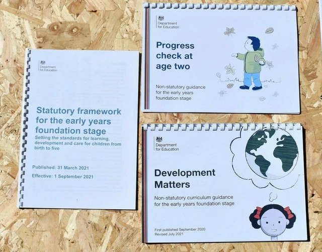 EYFS 2021 DEVELOPMENT Matters, 2021 Statutory Framework & 2022 Progress ...