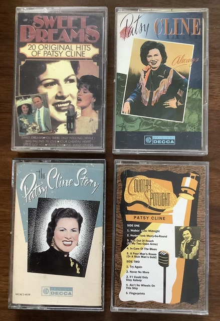 LOT OF 4 Patsy Cline Vintage Country Music Cassette Tapes $9.99 - PicClick