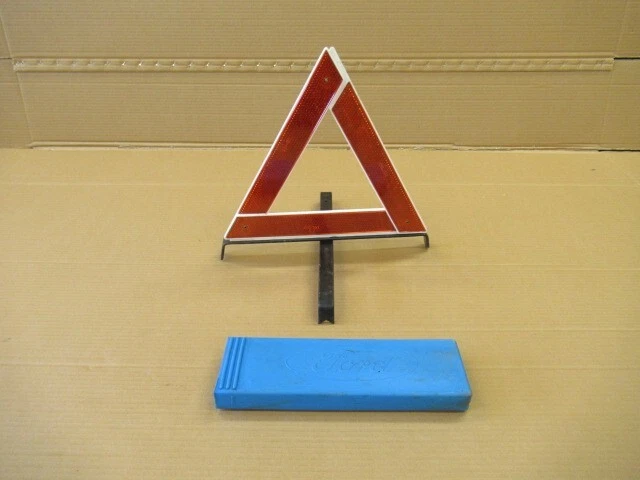 FORD ESCORT MK2 Warning Triangle from the 1970's, original Ford Part. £ ...