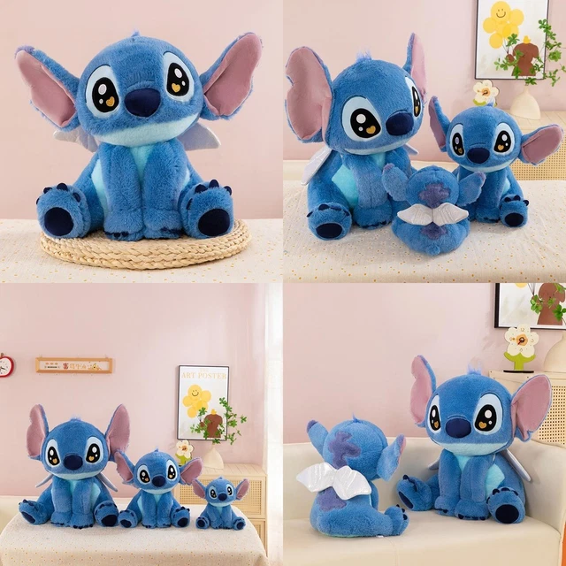 ANGEL STITCH PLUSH Toy Large Size Fluffy Bear Collectible Gift For Kids ...