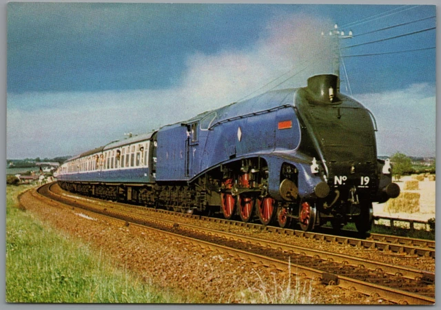 LNER A4 CLASS Bittern Steam Railway Locomotive Postcard Unposted EUR 7 ...