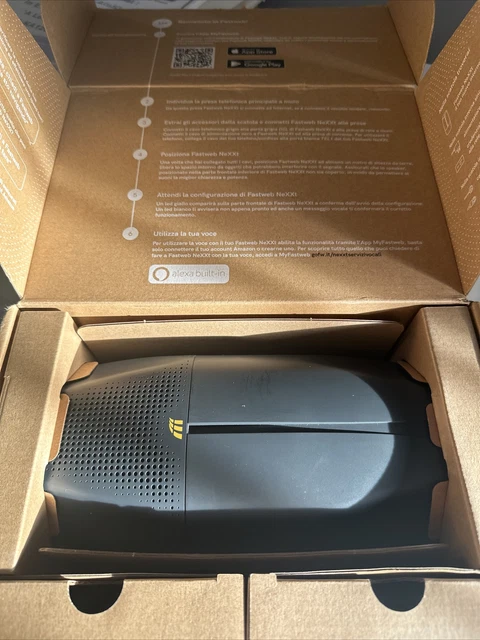 MODEM ROUTER FASTWEB Nexxt FTTH Smart Speaker WI-FI 6 ALEXA EUR 40,00 ...