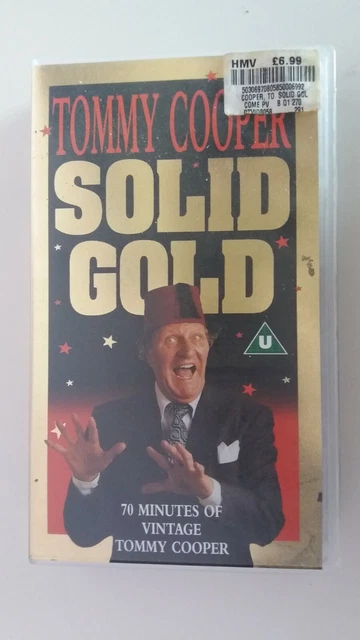 TOMMY COOPER - Solid Gold - VHS Video - # N. Played once only. £5.00 - PicClick UK