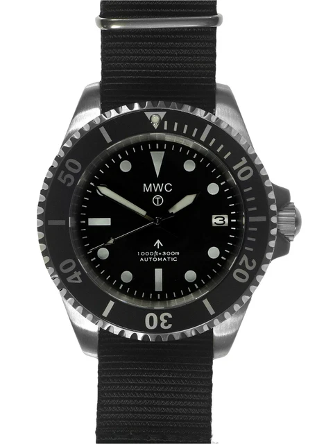 MWC 24 JEWEL 1982 Pattern 300m Automatic Military Divers Watch £270.00 ...