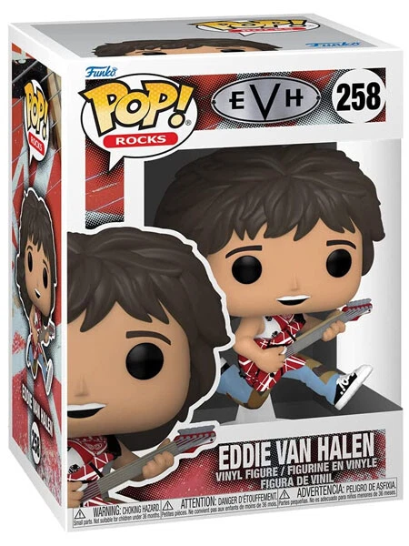FUNKO POP #258 Rocks Van Halen Eddie Van Halen Figure Brand New and In ...