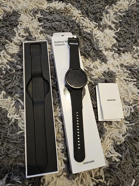 SAMSUNG GALAXY WATCH6 Classic SM-R960 47mm Black £63.12 - PicClick UK