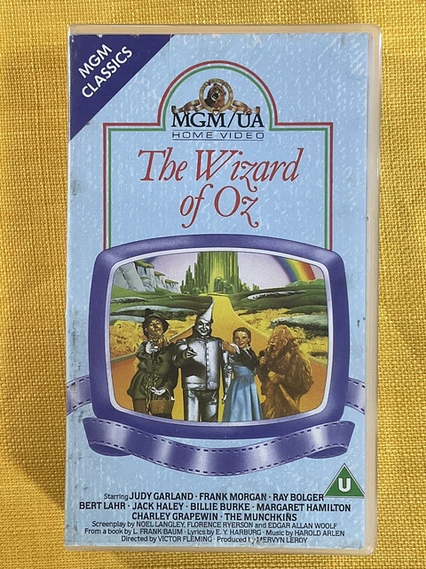 THE WIZARD OF Oz (MGM) VHS Video £3.79 - PicClick UK