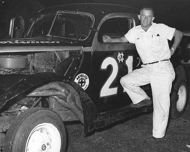 KEN RUSH - NASCAR Modified Mid 1950s Old Motor Racing Photo $9.00 ...