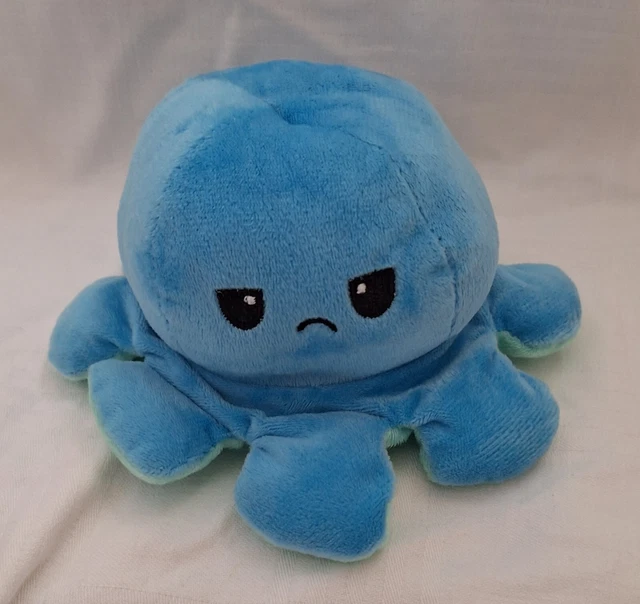8& REVERSIBLE OCTOPUS Plush Soft Toys Mood Colour Change Blue £0.99 ...