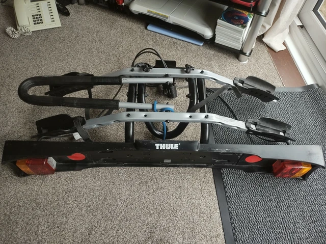 THULE TOW Bar Mounted 2 Bike Rack Cycle Carrier £160.00 - PicClick UK
