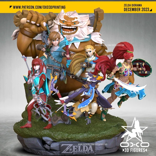 ZELDA DIORAMA (1) Unpainted 1/12 resin model kit and base OXO £195.85 ...