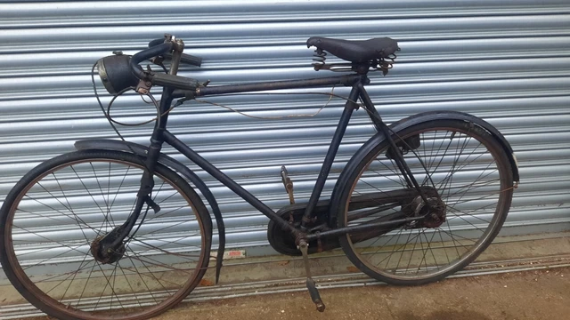 1940S BSA VINTAGE ROADSTER BICYCLE, ORIGINAL, CELLULOID BARS £285.00 ...