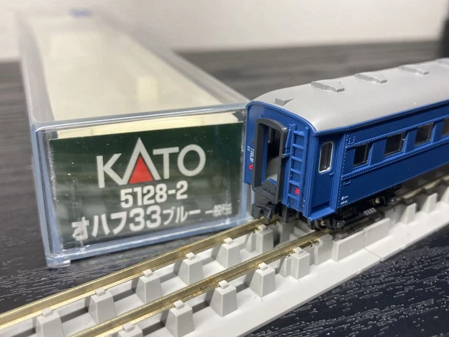 KATO N GAUGE Blue Ohafu 33 Series Passenger Car 5128-2 Classic Model £ ...