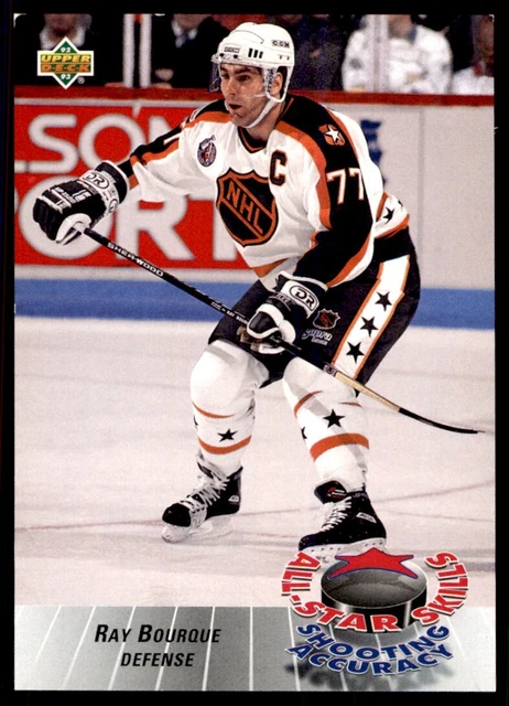 1992-93 CASIER ALL-STAR Series Pont Supérieur Ray Bourque Boston Bruins ...