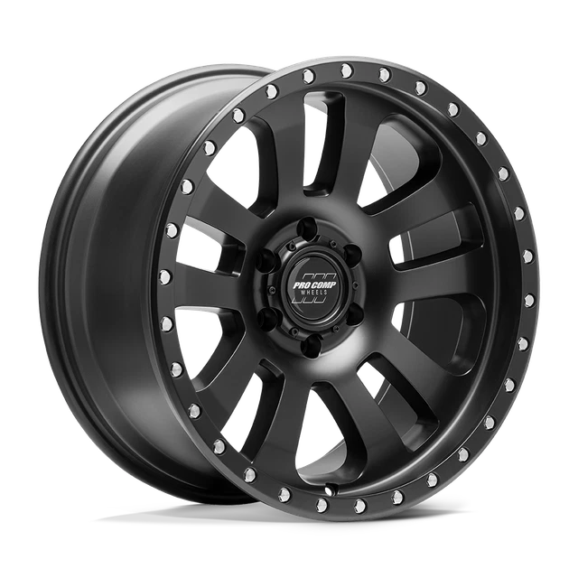 17X9 PRO COMP 7046 Prodigy Matte Black Wheels 5x5 (-6mm) Set of 4 EUR ...