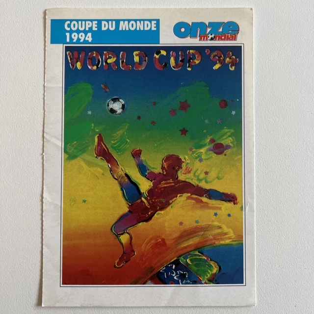CARD FOOTBALL ONZE Mondial Coupe Monde World Cup Usa 1994 Wm Soccer EUR ...
