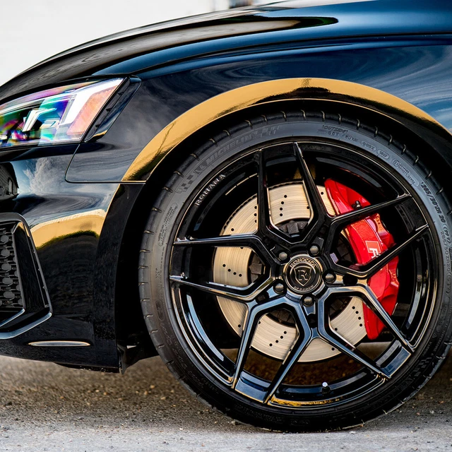 20& ROHANA RFX11 Black Forged Concave Wheels Rims Fits Audi C7 A6 £ ...