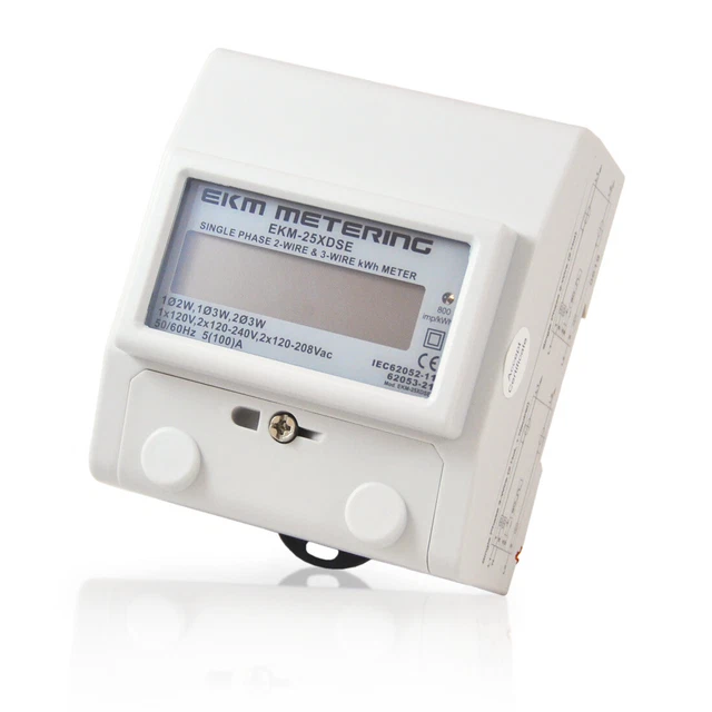UNIVERSAL SINGLE PHASE KWh Meter 2 Wire Or 3 Wire 120V Or 120 240 universal-single-phase-kwh-meter-2-wire-or-3-wire-120v-or-120-240