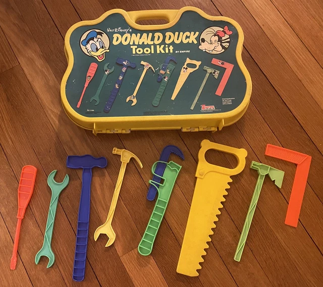 WALT DISNEY’S DONALD Duck Tool Kit (Rare, Vintage, Complete) $8.75 ...