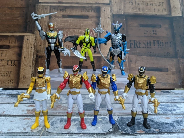 MODELLINI POWER RANGERS Megaforce Ultra Mode con Villains Vrak Loogie ...