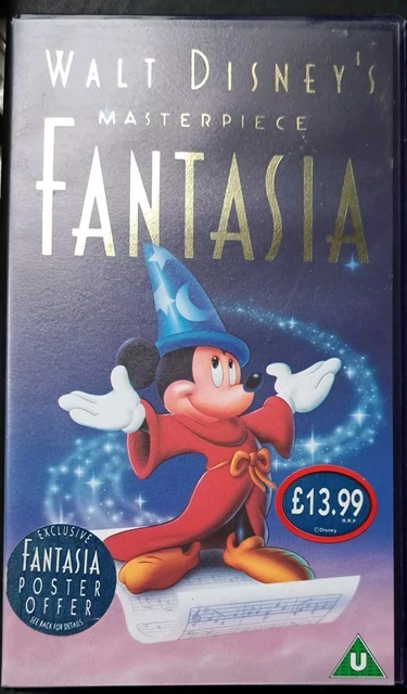 WALT DISNEY MASTERPIECE Collection Fantasia (VHS, 1991) £0.99 - PicClick UK
