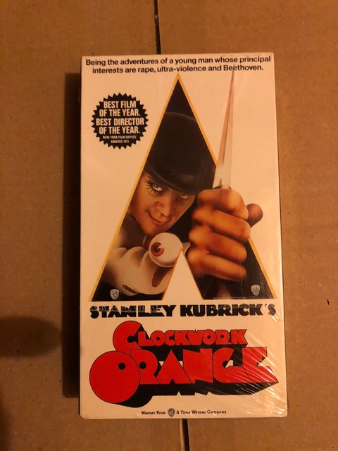 A CLOCKWORK ORANGE VHS NTSC Warner Green Stripe TAPE IS UNTESTED £5.91 ...