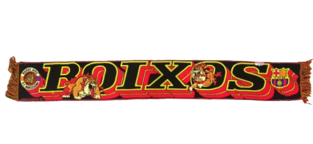 SCIARPA ULTRAS BOIXOS Nois Barcelona Calcio Spagna Schal Scarf S3212 ...