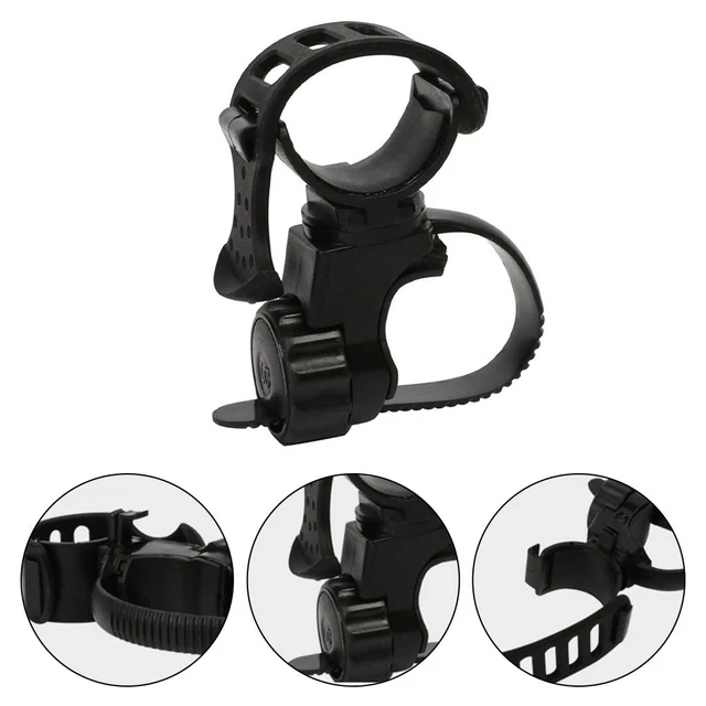 HOLDER ROTATION RUBBER Strap Bike Flashlight Mount Bike Flashlight ...