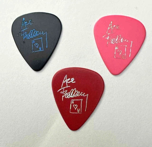 RARE VINTAGE ACE FREHLEY / KISS Alive Worldwide AWW Tour Guitar Picks ...