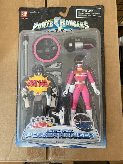 POWER RANGERS EN Espace Astro Rose Ranger + Bonus 5 " Mighty Morphin ...