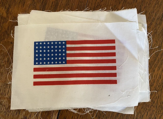 WW2 US ARMY Patch, Flag, Cloth, 48 Stars Reproduction WWII Impressions ...