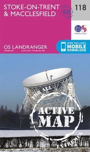 STOKE-ON-TRENT & MACCLESFIELD (Map) OS Landranger Active Map £19.01 ...