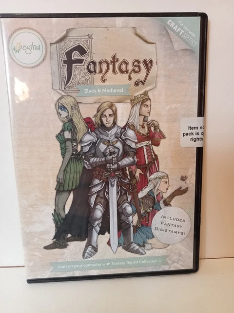 SERIF CRAFT ARTIST - DIGIKIT DAISYTRAIL FANTASY ELVES & MEDIEVAL CD-Rom ...