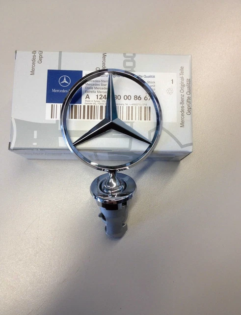 MERCEDES-BENZ ÉTOILE ORIGINALE Pour Capot W201, W123, W124, W126 Neuf OVP EUR 74,81 - PicClick FR