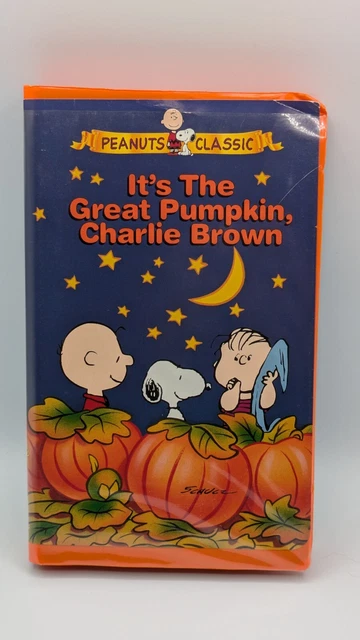 ITS THE GREAT Pumpkin, Charlie Brown (VHS, 1996, Clamshell) Classic ...