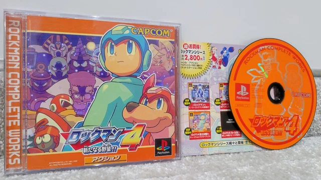 ROCKMAN 4 / Megaman IV (Capcom) for ps1 psx JP Japan Sony Playstation ...