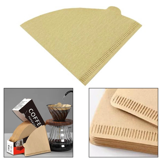 200PC V SHAPE Brown Coffee Filters for Precision Brewing with For Hario ...