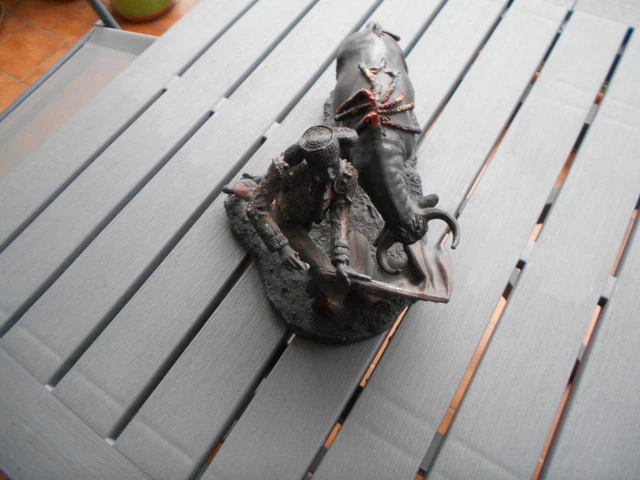 TOROS.CORRIDA.STATUETTE SCÈNE DE tauromachie EUR 20,00 - PicClick FR