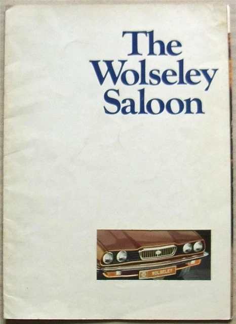WOLSELEY 18/22 SALOON Car Sales Brochure 1975 #3107 £19.99 - PicClick UK