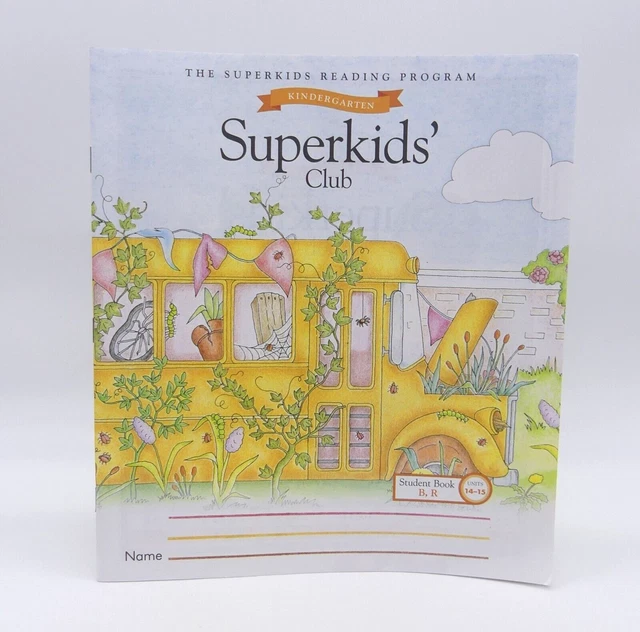 THE SUPERKIDS READING Program Kindergarten Student Work Book Units 14 ...